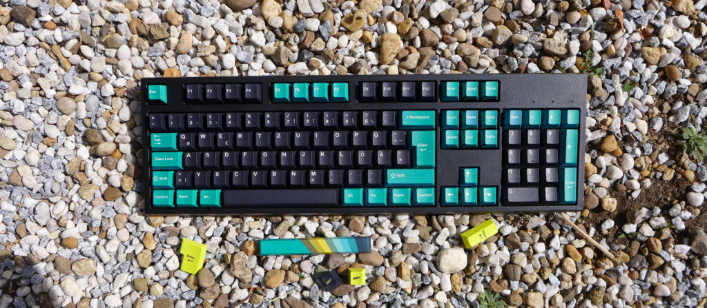 Ein ISO-/ ANSI DE Keycapset