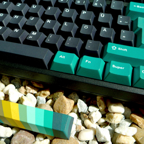 Ein ISO-/ ANSI DE Keycapset
